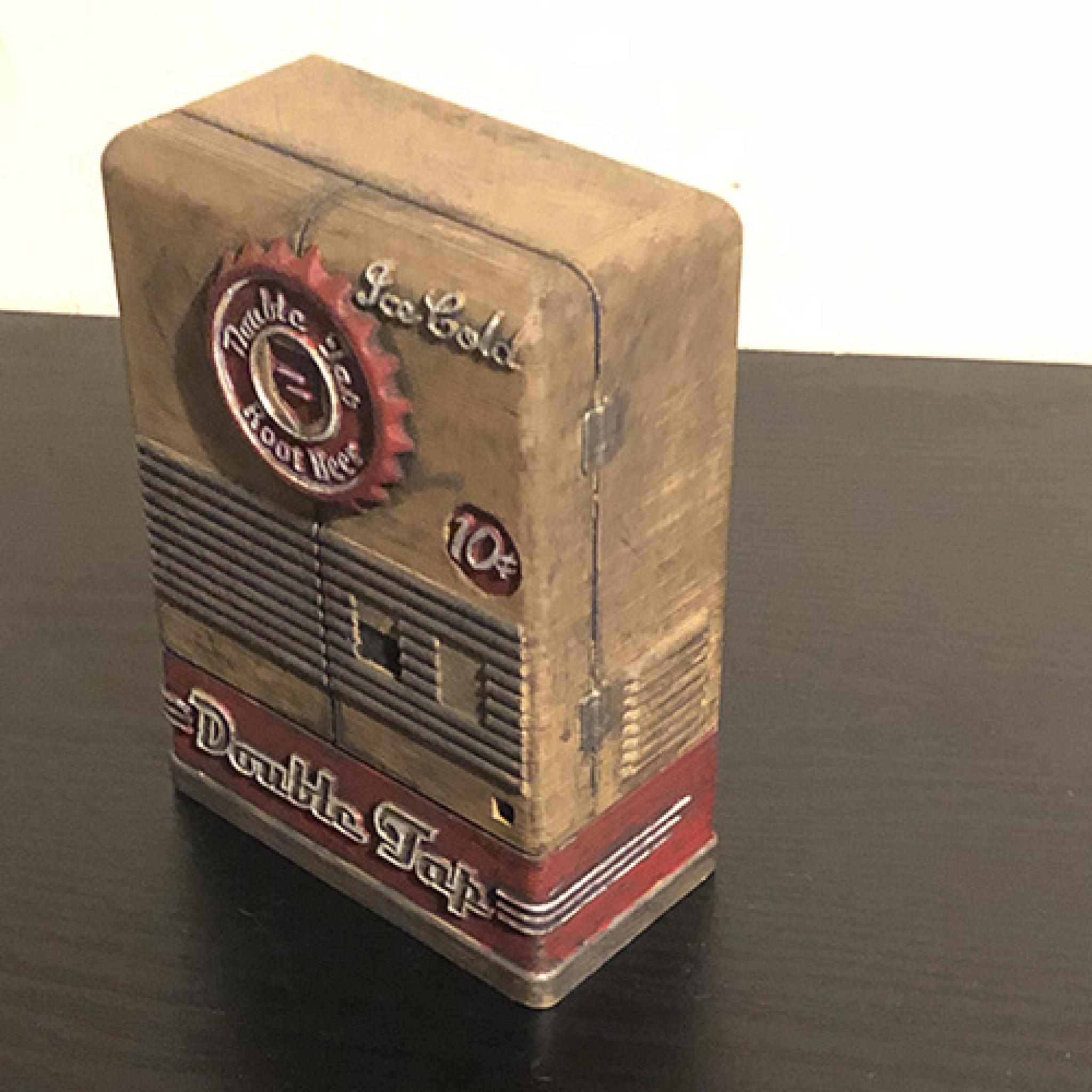 3D Printed Double Tap Perk Machine – Painted COD Model